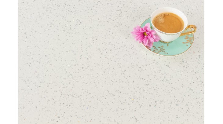 White Sparkle Laminate Worktops | Matt Finish Worktops | House of Worktops