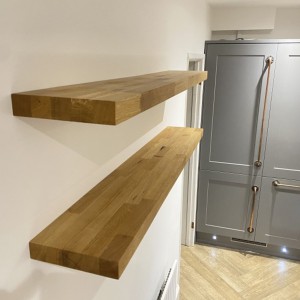 Solid Oak Floating Shelves | Rustic Floating Shelves | House of Worktops