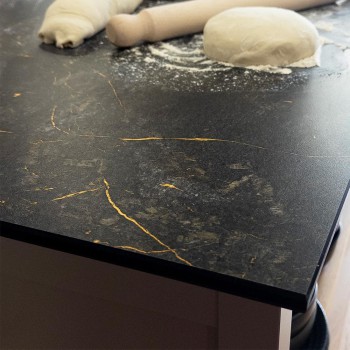 Black Gold Compact Worktop | Cloudy Black Golden Laminate Worktop ...
