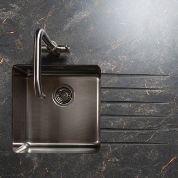 Black Gold Compact Worktop | Cloudy Black Golden Laminate Worktop ...