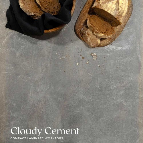 Cloudy Cement Compact Laminate Worktop | House of Worktops