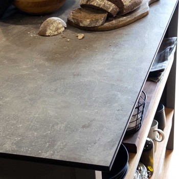 Cloudy Cement Compact Laminate Worktop | House of Worktops