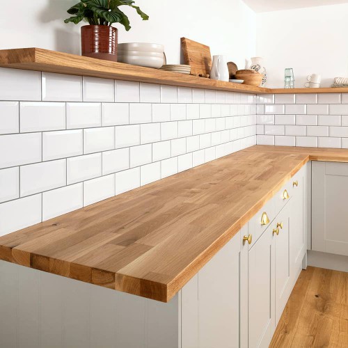 Deluxe Rustic Oak Worktop |Customizable| House of Worktops