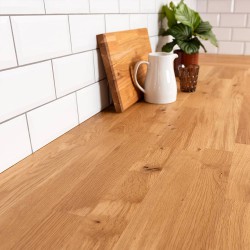 Deluxe Rustic Oak Worktop |Customizable| House of Worktops