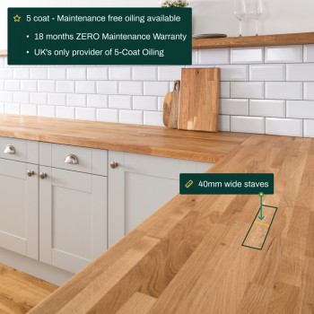 Solid Oak Worktop | Kitchen Countertop UK | House of Worktops