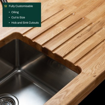 Solid Oak Worktop | Kitchen Countertop UK | House of Worktops